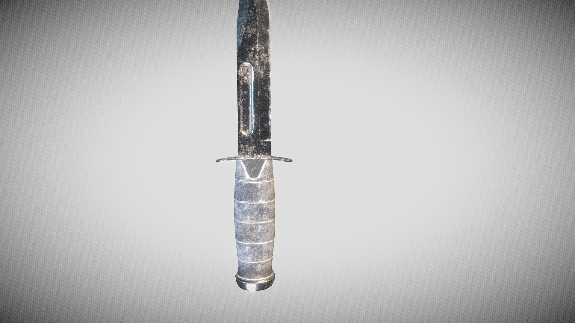 Low Poly Realistic Dirty Knife - 3D model by DarkyboyJB [bb4b982 ...