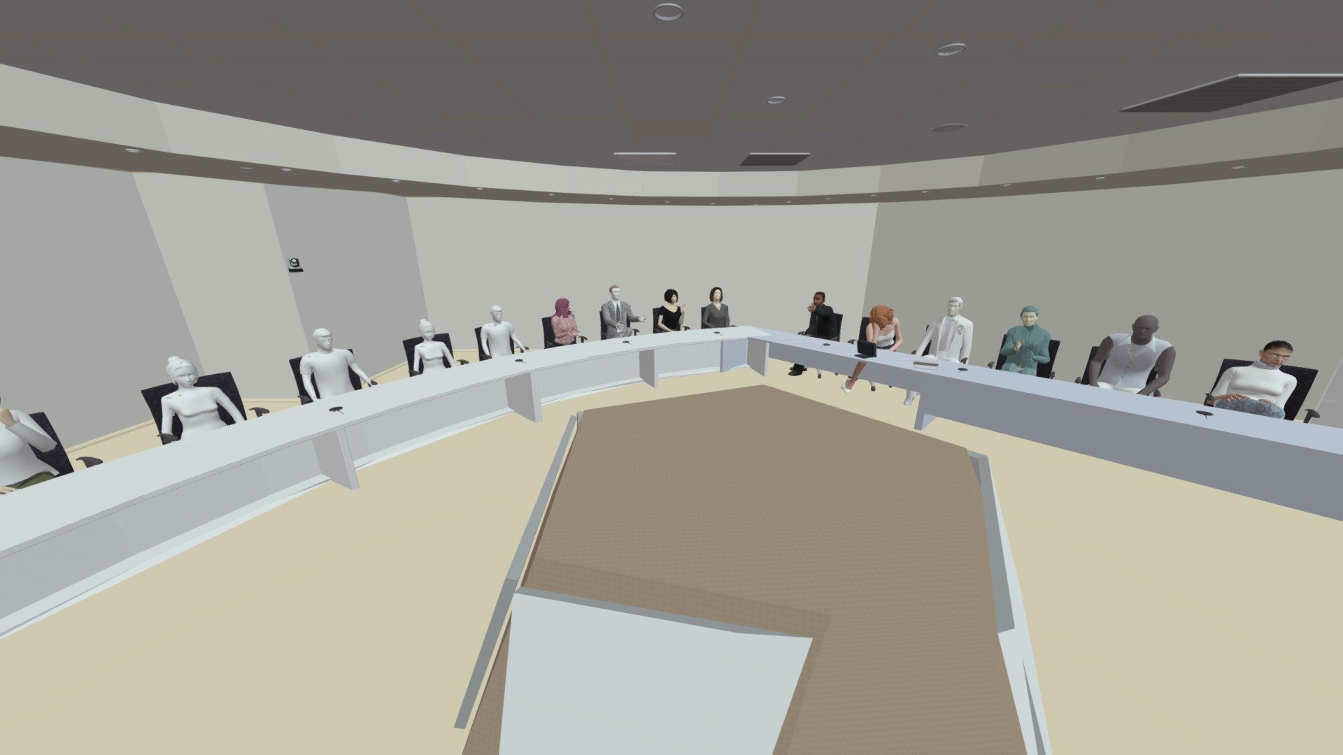 Exec Boardroom Model for Life Insurance client - 3D model by Louis ...