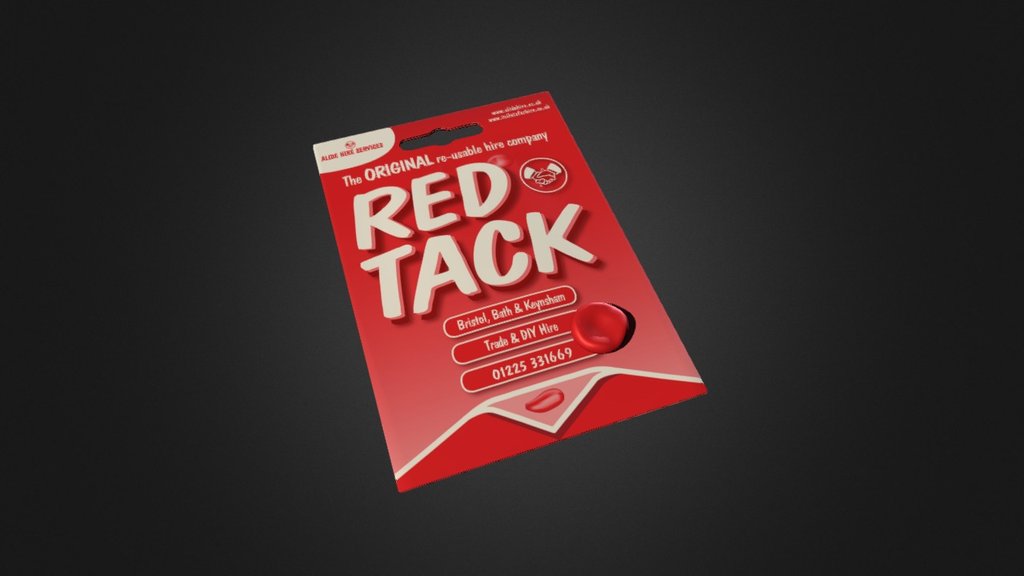 Red Tack - 3D model by Kai Jolly (@keejo) [bb4bcd9] - Sketchfab