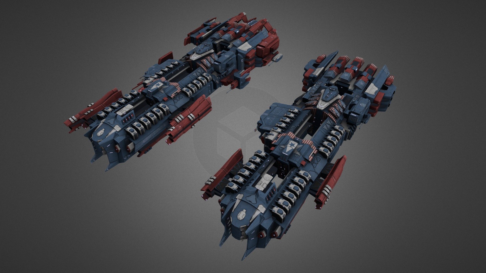 USS Centurion - 3D model by Eldar Nugumanov (@kutatekashi) [bb4c4e4 ...