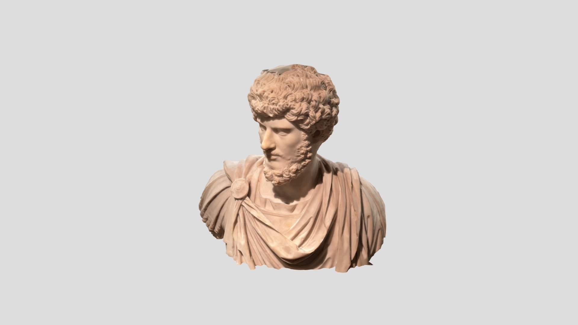 Bust Emperor Lucius Aurelius Verus - Download Free 3D model by cmariyan ...