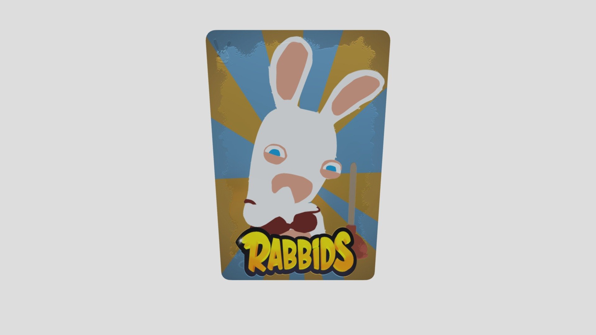 Rabbids Trading Card - 3D model by awhitta2 [bb4d0ad] - Sketchfab