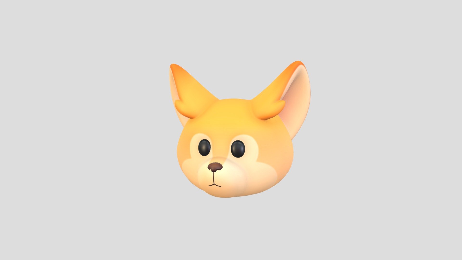 Prop166 Fennec Head - Buy Royalty Free 3D model by BaluCG [bb4fe2f ...