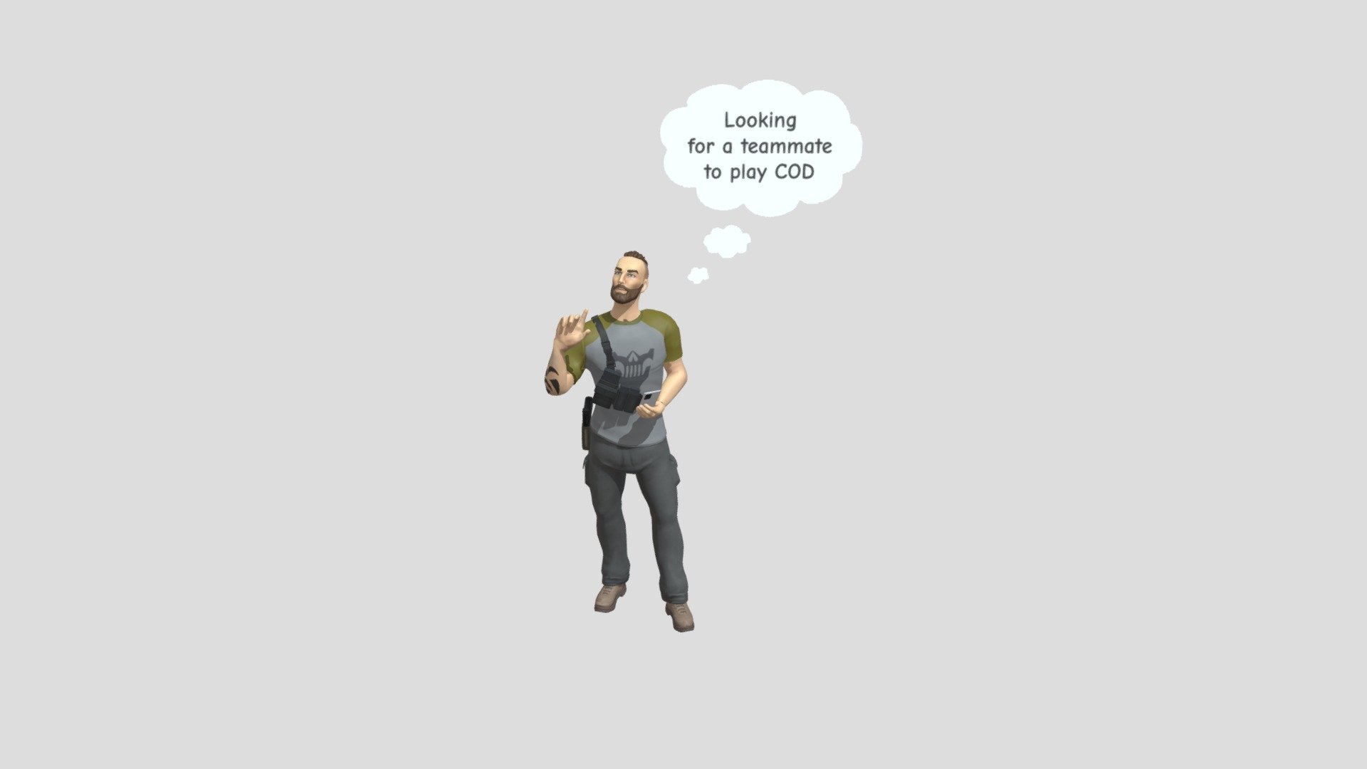 Thinking 3 - Download Free 3D model by ADVIN Ukraine (@advin_ukraine ...