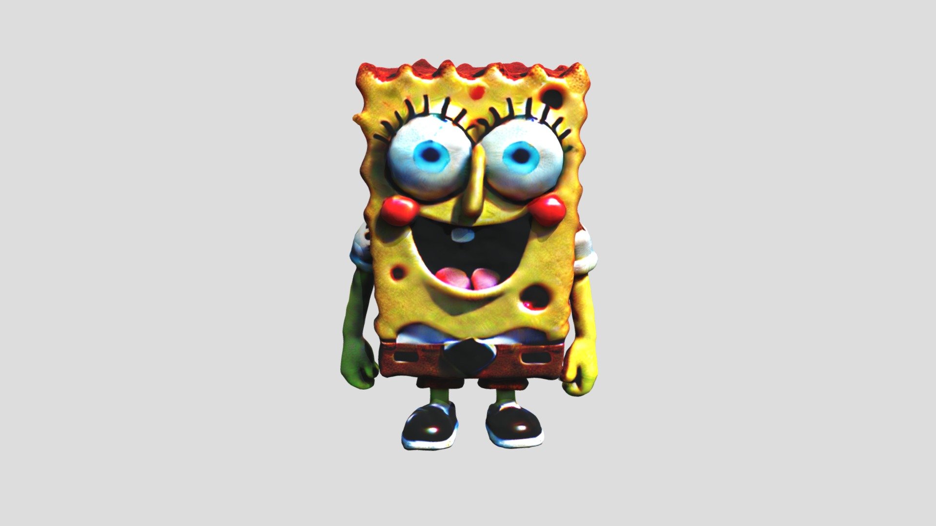 spongebob - 3D model by psasha2811 [bb522dc] - Sketchfab
