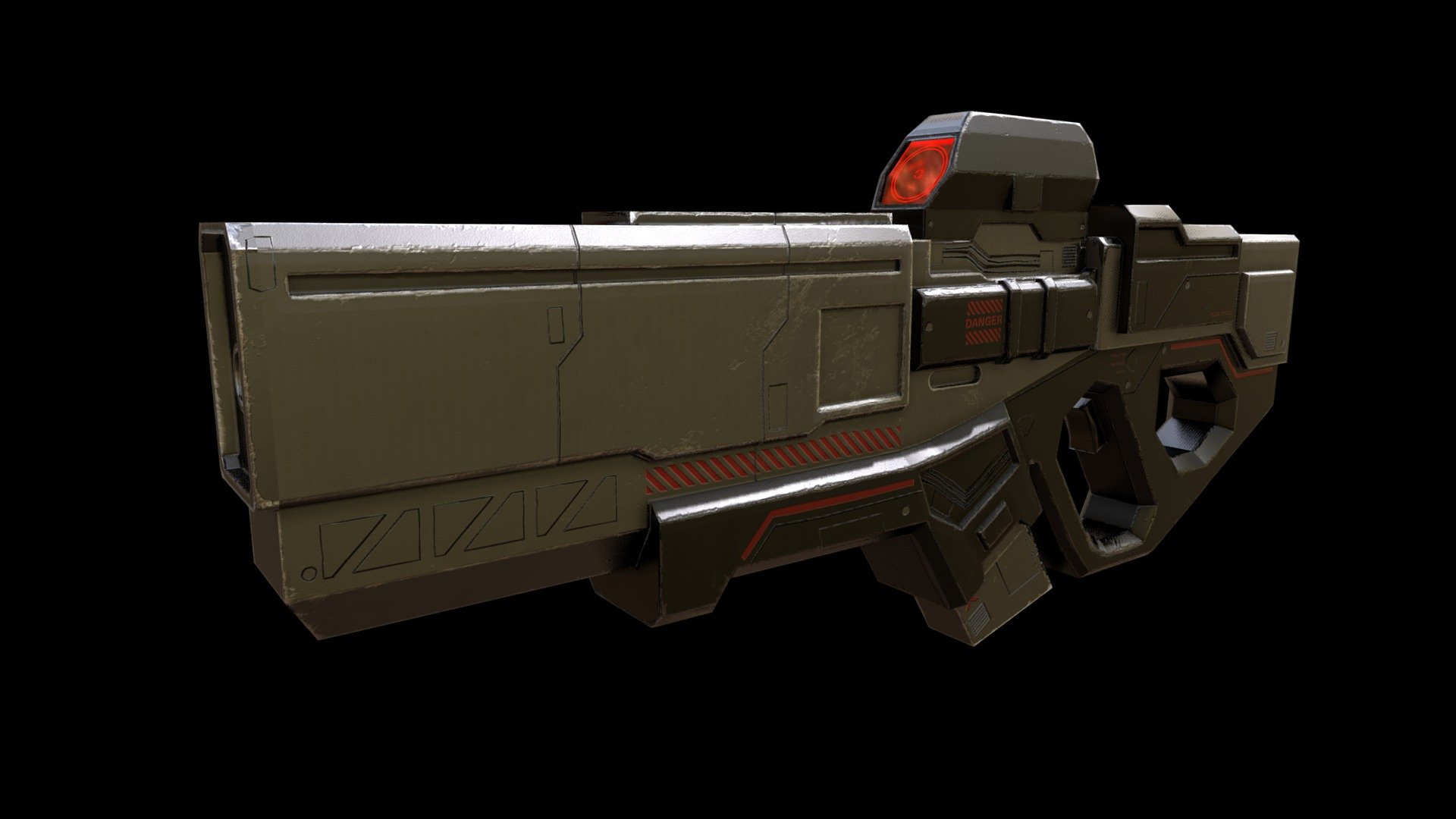 Nexus Heavy Assault Rifle - Download Free 3D model by Bl4ckGh0st ...