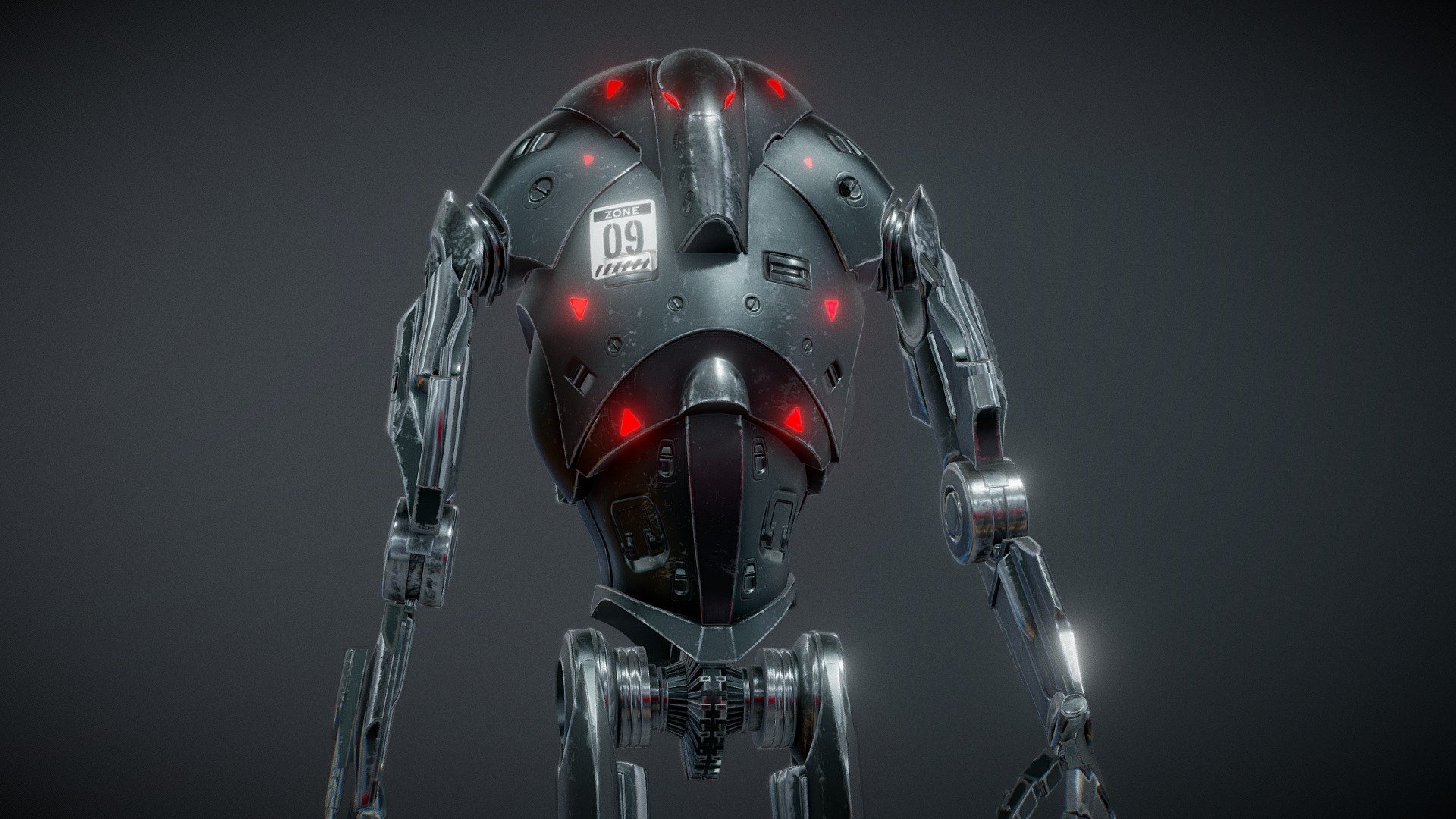 STAR WARS DROIDE B2 BY OSCAR CREATIVO - Download Free 3D model by OSCAR CREATIVO (@oscar ...