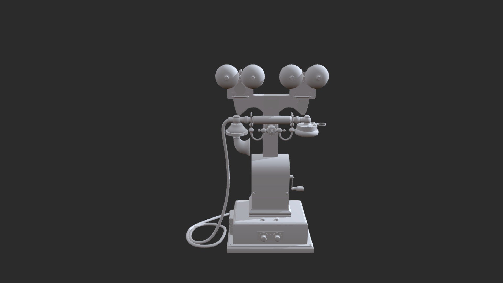Telephone - Download Free 3D model by esthqare [bb53036] - Sketchfab