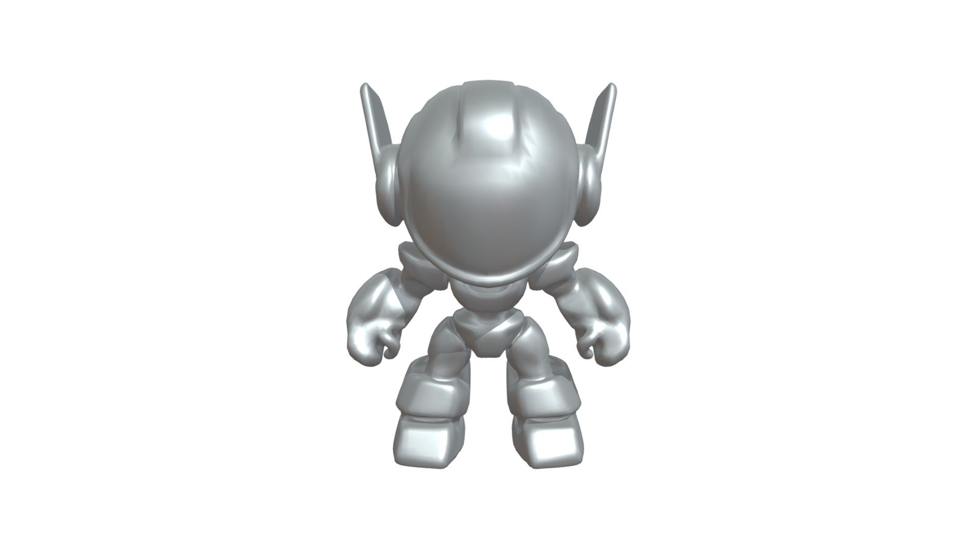 Chibi robot character - 3D model by Siddharth Chari (@darthsidd1995 ...