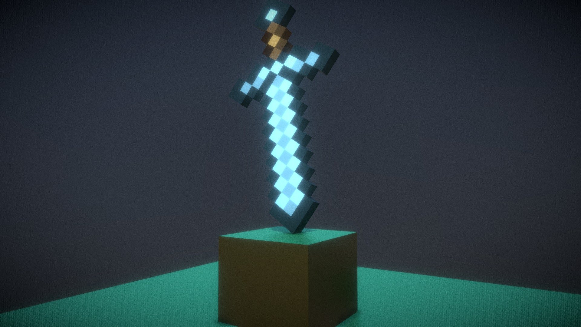 Sword - Minecraft - Download Free 3D model by Daniel (@danielfsp ...