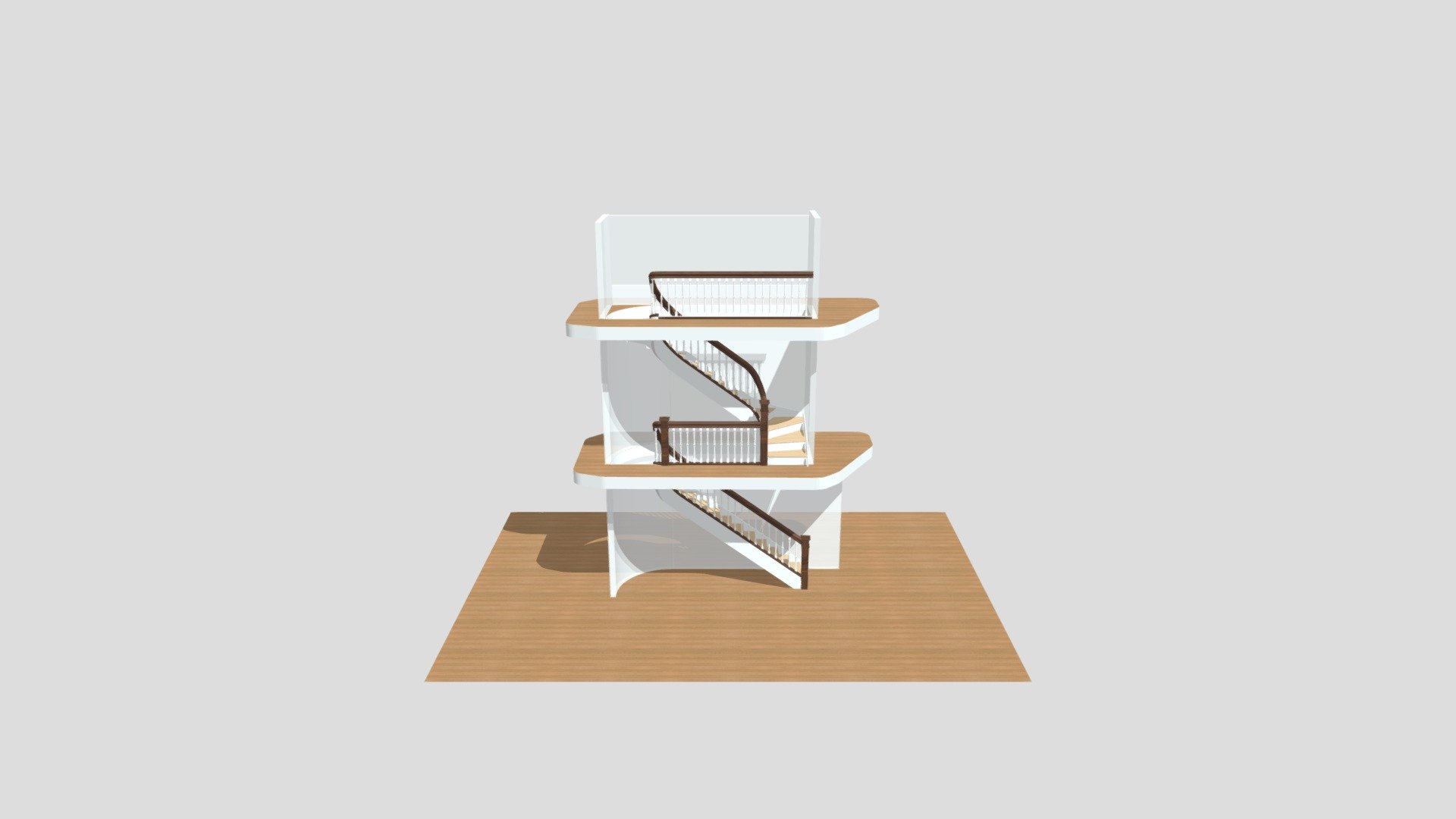 large handrail (1) - 3D model by Romaniello_stairs (@Romainello_stairs ...