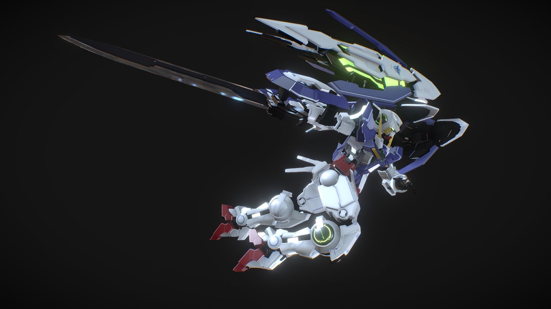GN-001 GUNDAM EXIA(GN HEAVY WEAPON) - 3D model by KarnTipyan [bb565af ...
