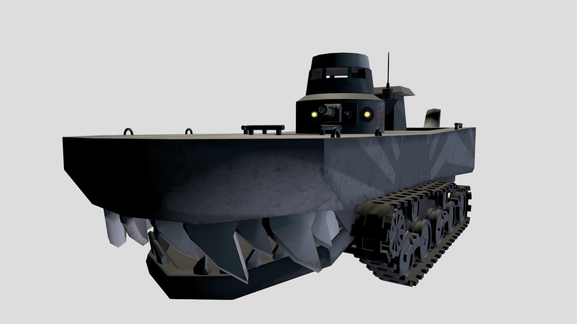 Ka-Mi Tank Shark Model - 3D model by Toa5tyy [bb5765a] - Sketchfab