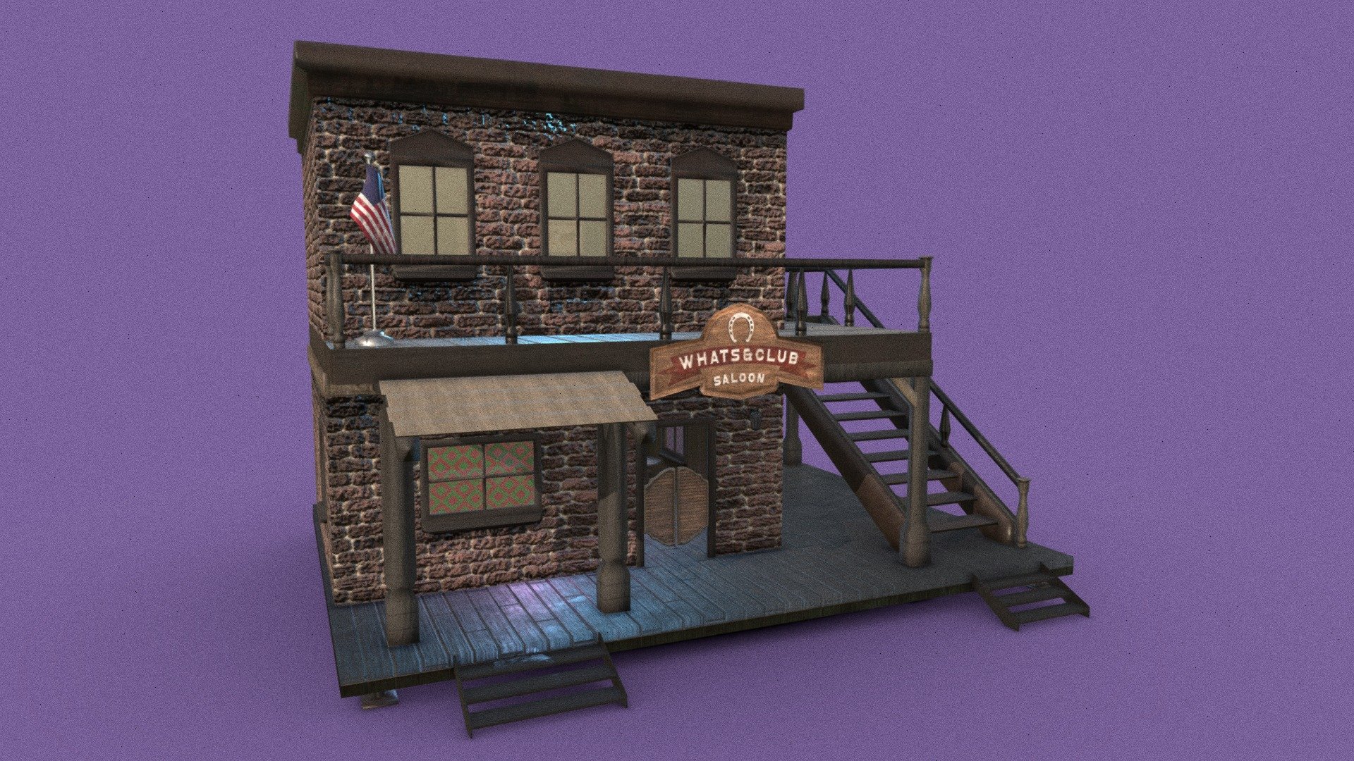 Western building - Download Free 3D model by CG BANG! (@CGbang ...