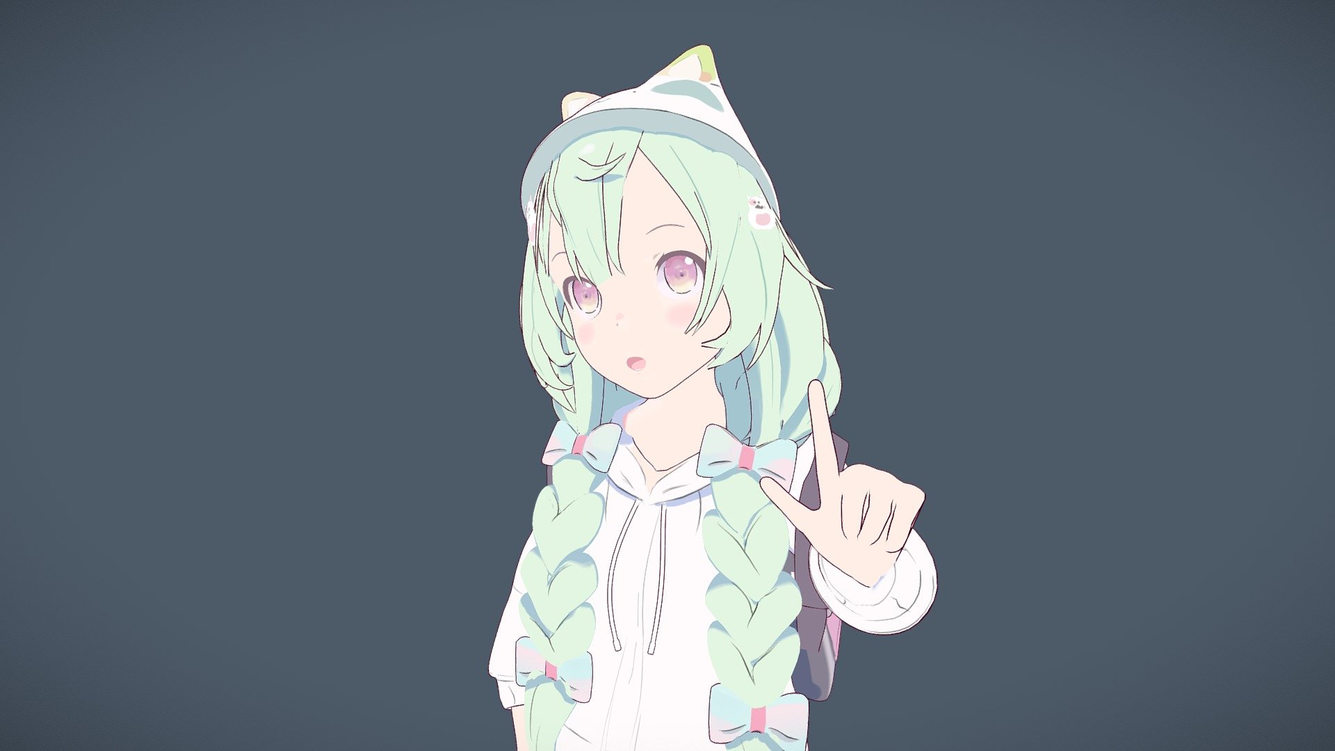 Fern Vtuber Model - 3D model by DrewBurger [bb586cb] - Sketchfab