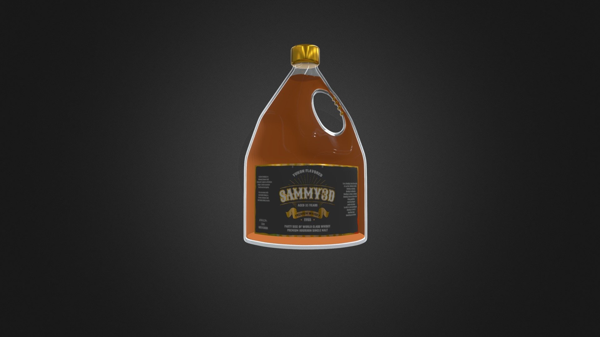 Whisky_Bottle_FBX - 3D model by Dolruedate.Tiamtun (@SAMMY420) [bb58fc3 ...