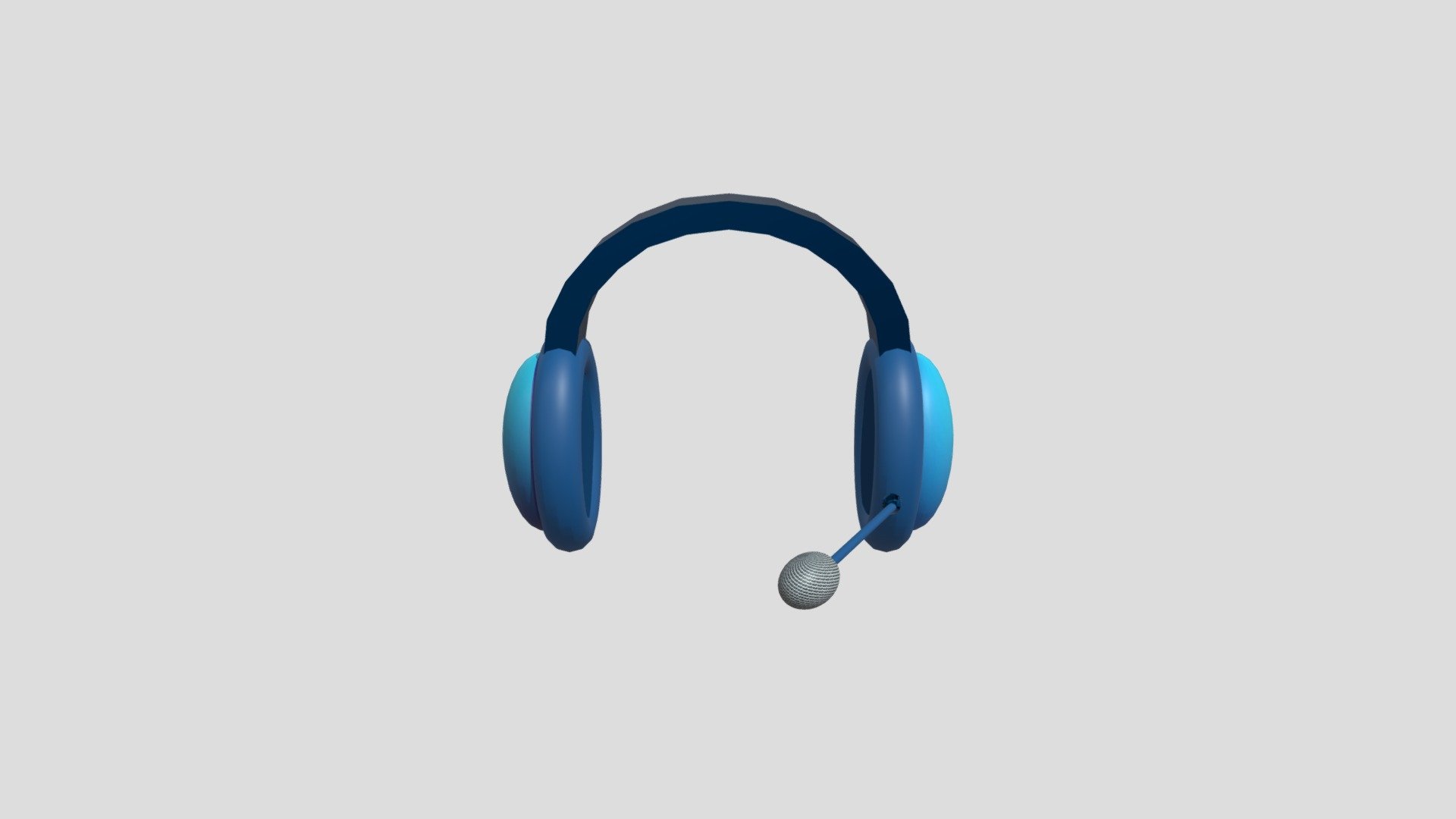 Blue Headset - Download Free 3D model by zynfeb (@aserder344) [bb5950a ...