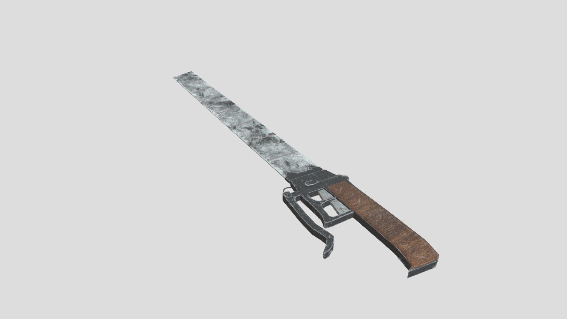 Realistic War Torn AOT Sword - 3D model by JackPlunkett [bb5b76f ...