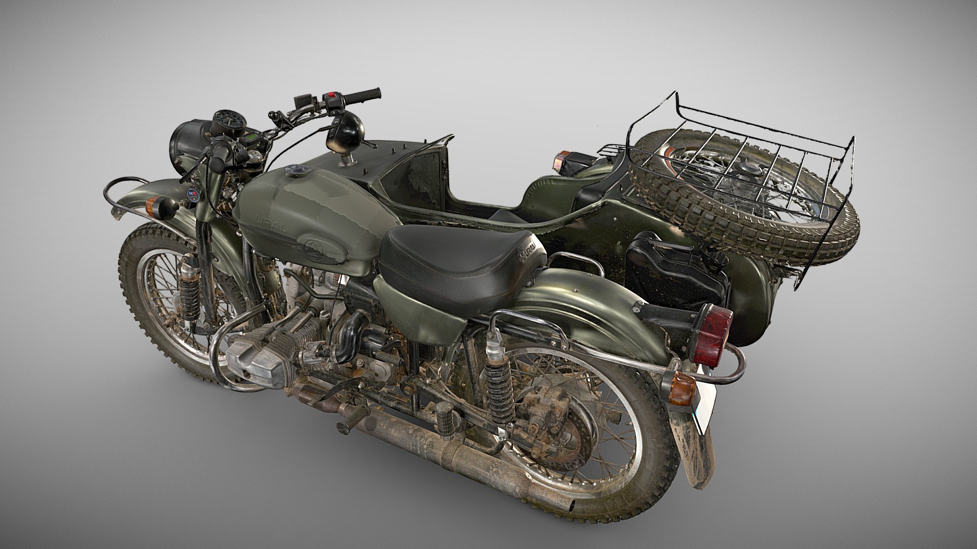 Ural Ranger 2WD 2017 - 3D model by maxxUAV [bb5cec2] - Sketchfab