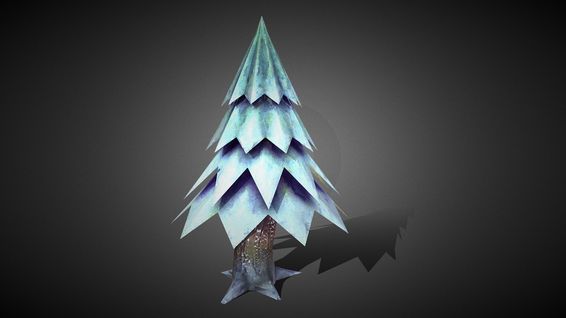 Snowy Stylised Tree - 3D model by Mikomi_3D_Arts (@hoperossart ...