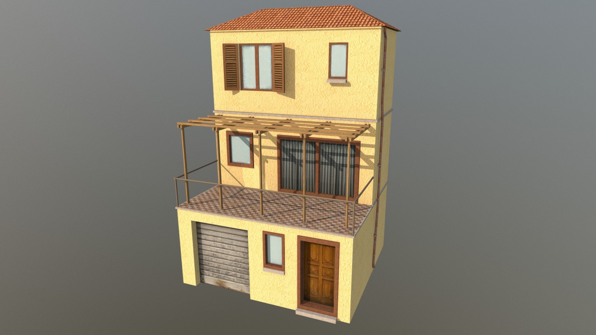 Italian House - 3D model by Wolf Martens (@Wolf.Martens) [bb5fe9b ...