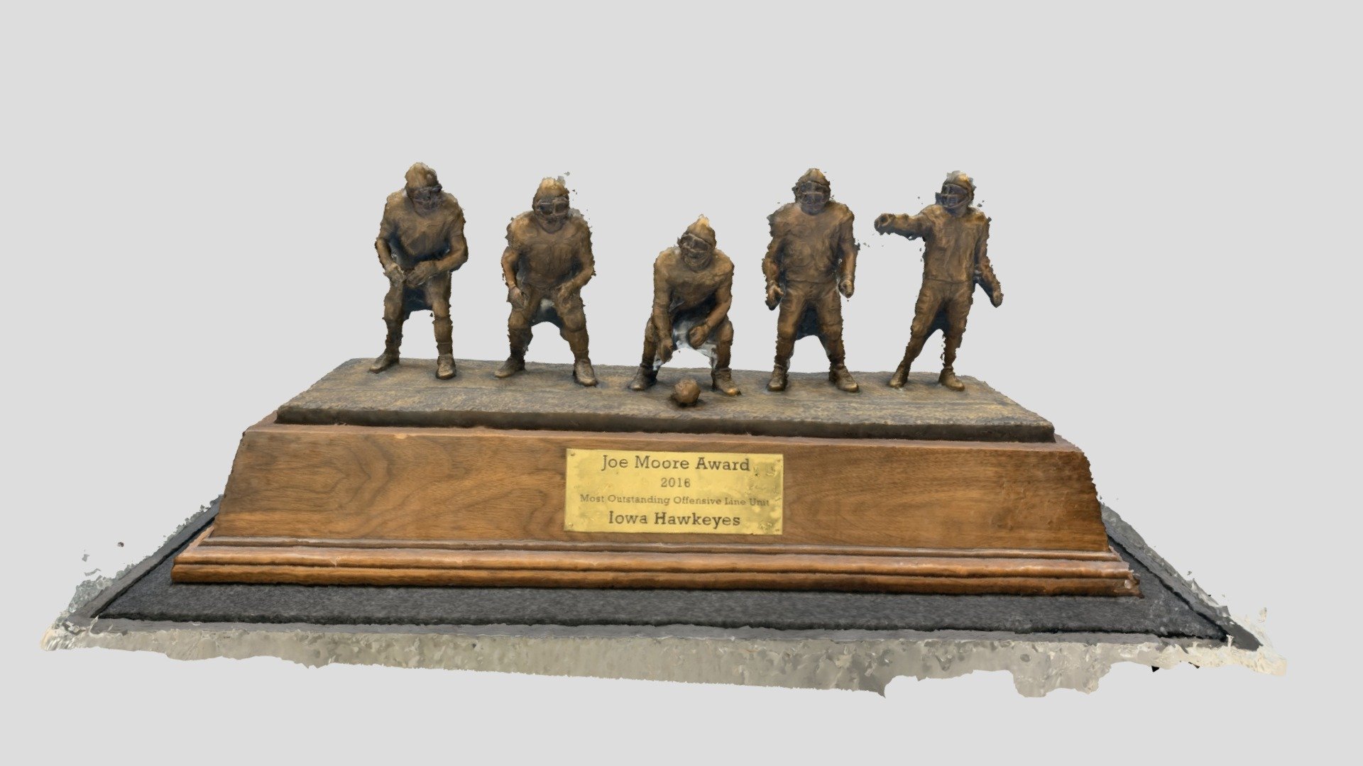 2016 Iowa Hawkeyes Joe Moore Award - Download Free 3D model by ...