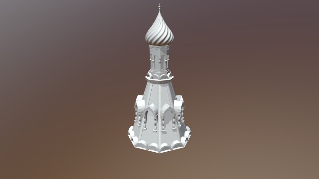 Church Tower - 3D model by Tristan Kempen (@vcauxilum) [bb60a77 ...