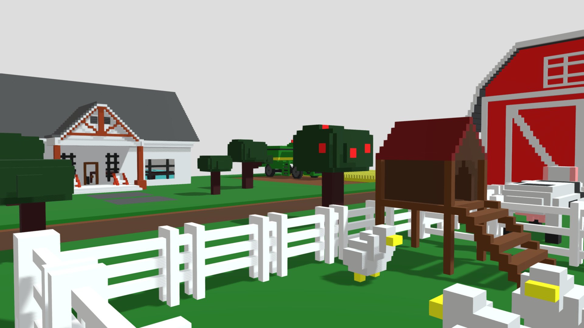 Farmland - Download Free 3D model by Flaze07 [bb610db] - Sketchfab