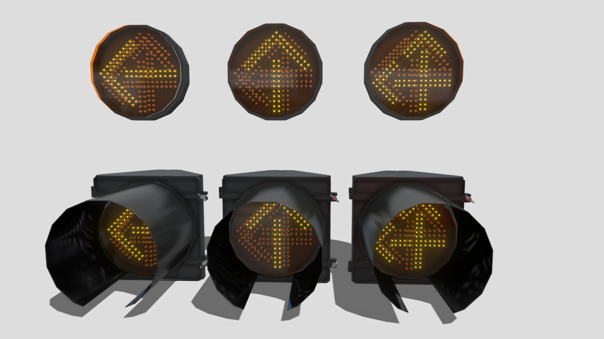 Yellow 12 Inch Bimodal Arrow - Download Free 3D model by Signalrenders ...