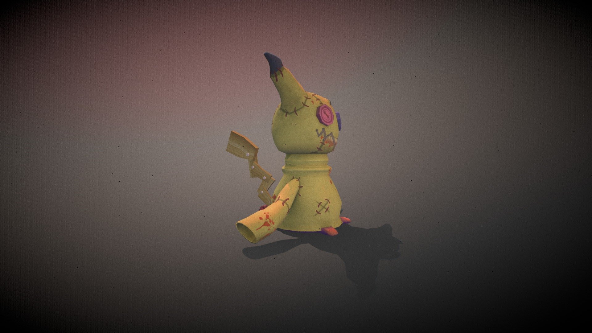 Character Pikachu - Download Free 3D model by Ándreaaa (@andrea0912 ...
