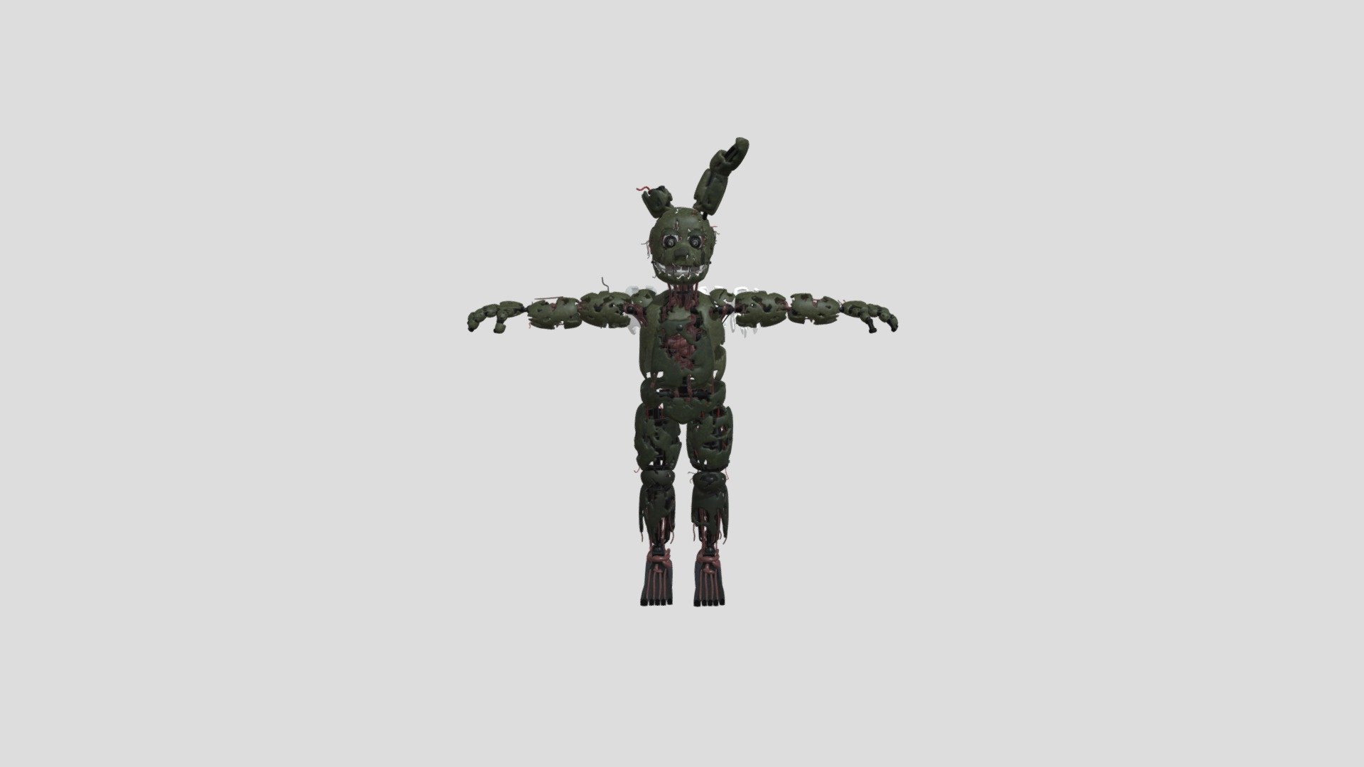 Springtrap 2.8 By Razvan (accurate-eevee) - Download Free 3D model by ...