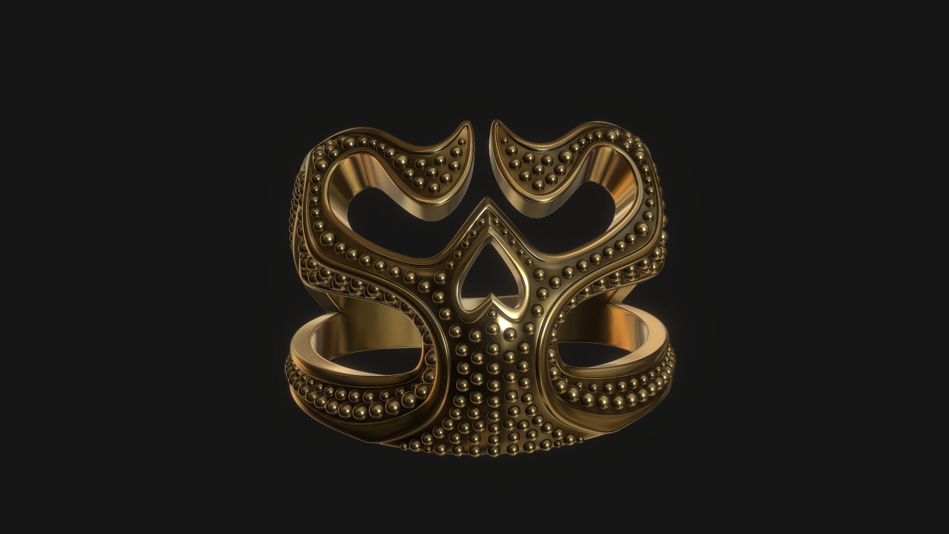 Skull Ring - 3D model by Mr.Ten [bb627ed] - Sketchfab