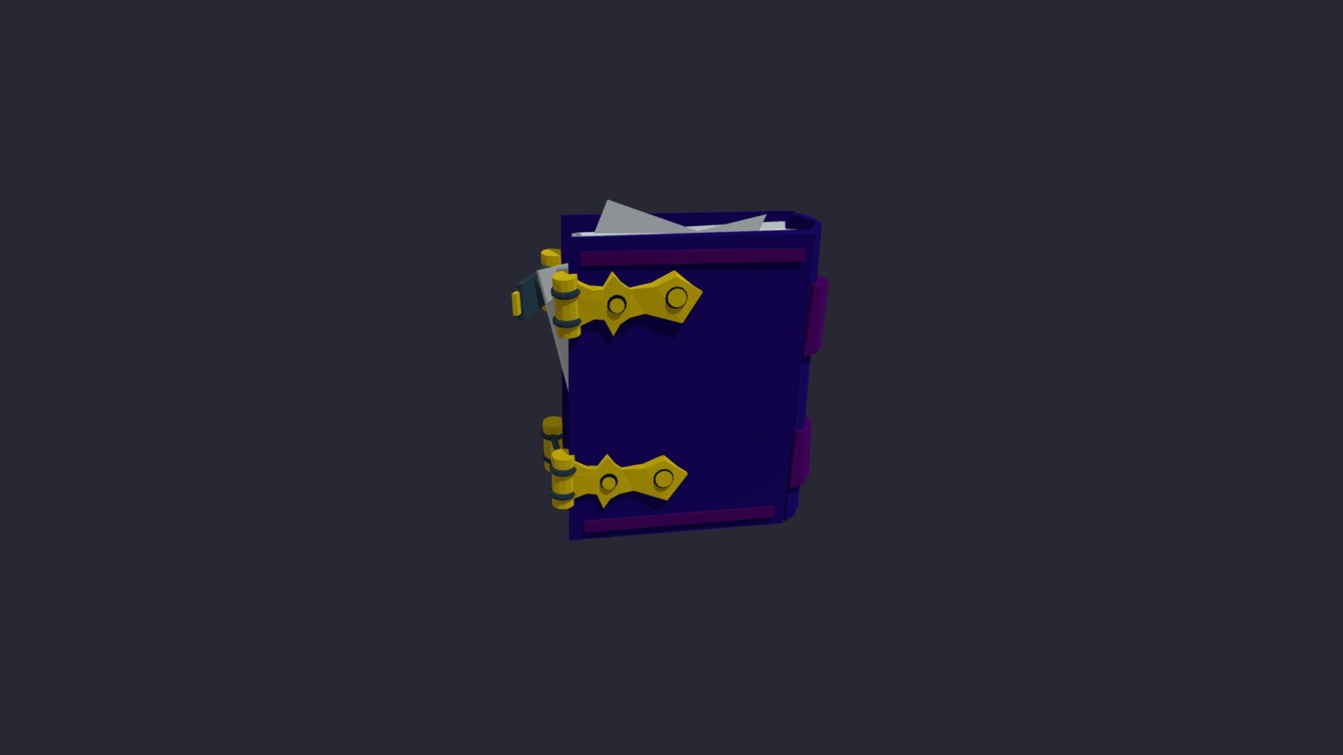 Magic book - Download Free 3D model by RiverRose [bb62fdc] - Sketchfab