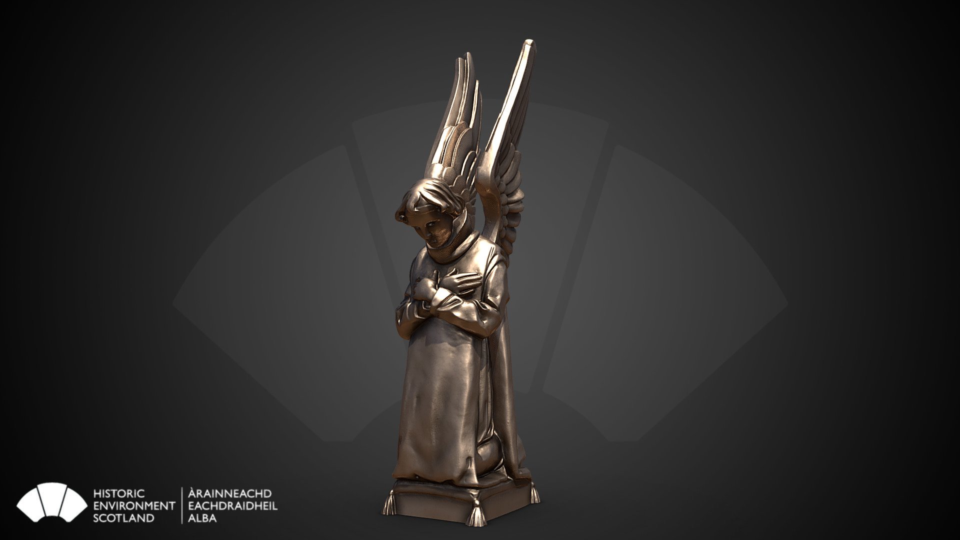Angel, Scottish National War Memorial, Edinburgh - 3D model by Historic ...