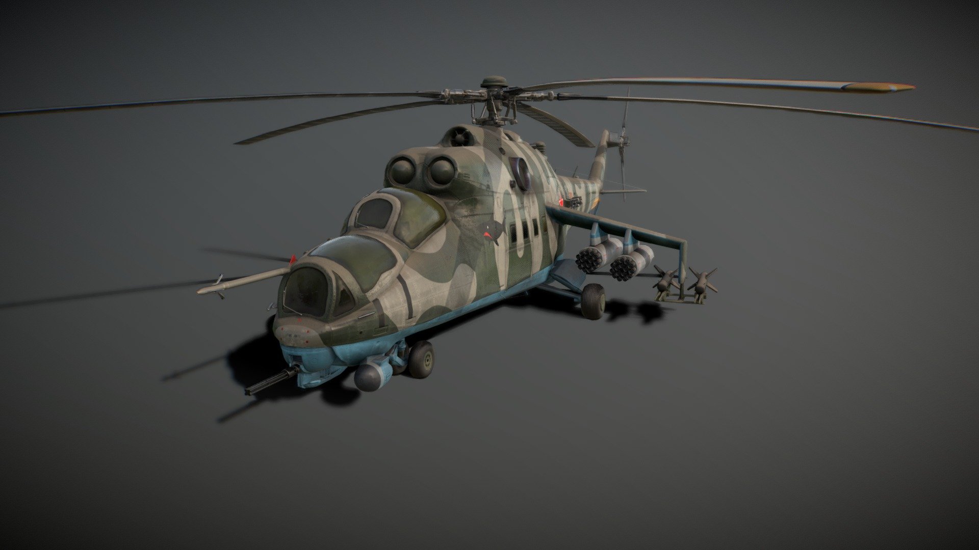 Hind Attack Helicopter - Download Free 3D model by Ashley Aslett ...