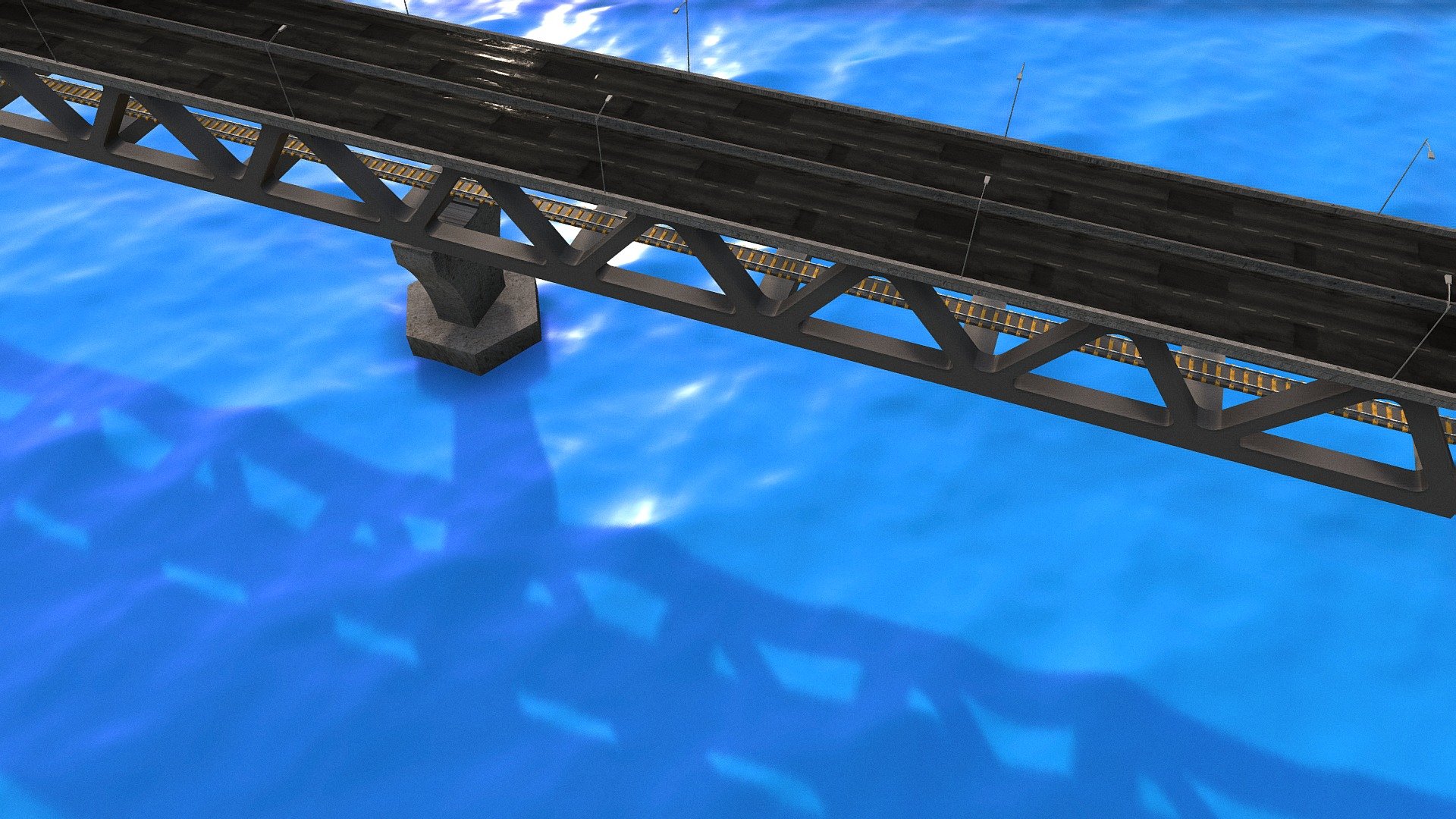 Padma bridge - 3D model by Sohaib Studio (@sohaib2410) [bb67d61 ...