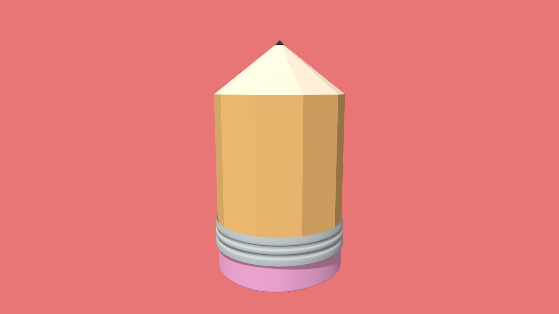 Pencil - Download Free 3D model by Jacob Elias (@jacobelias) [bb6a854 ...
