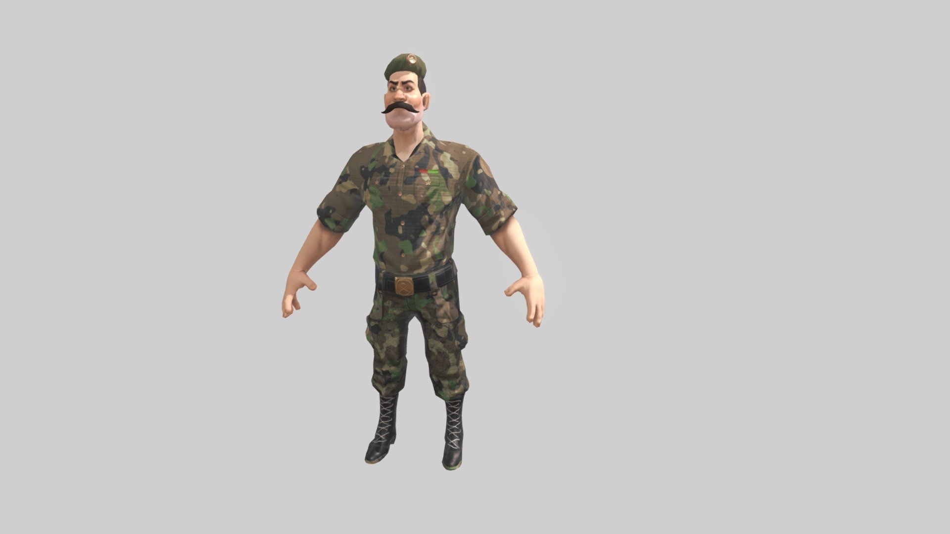 Low Poly Stylized Soldier Character for Games - 3D model by Reckless ...