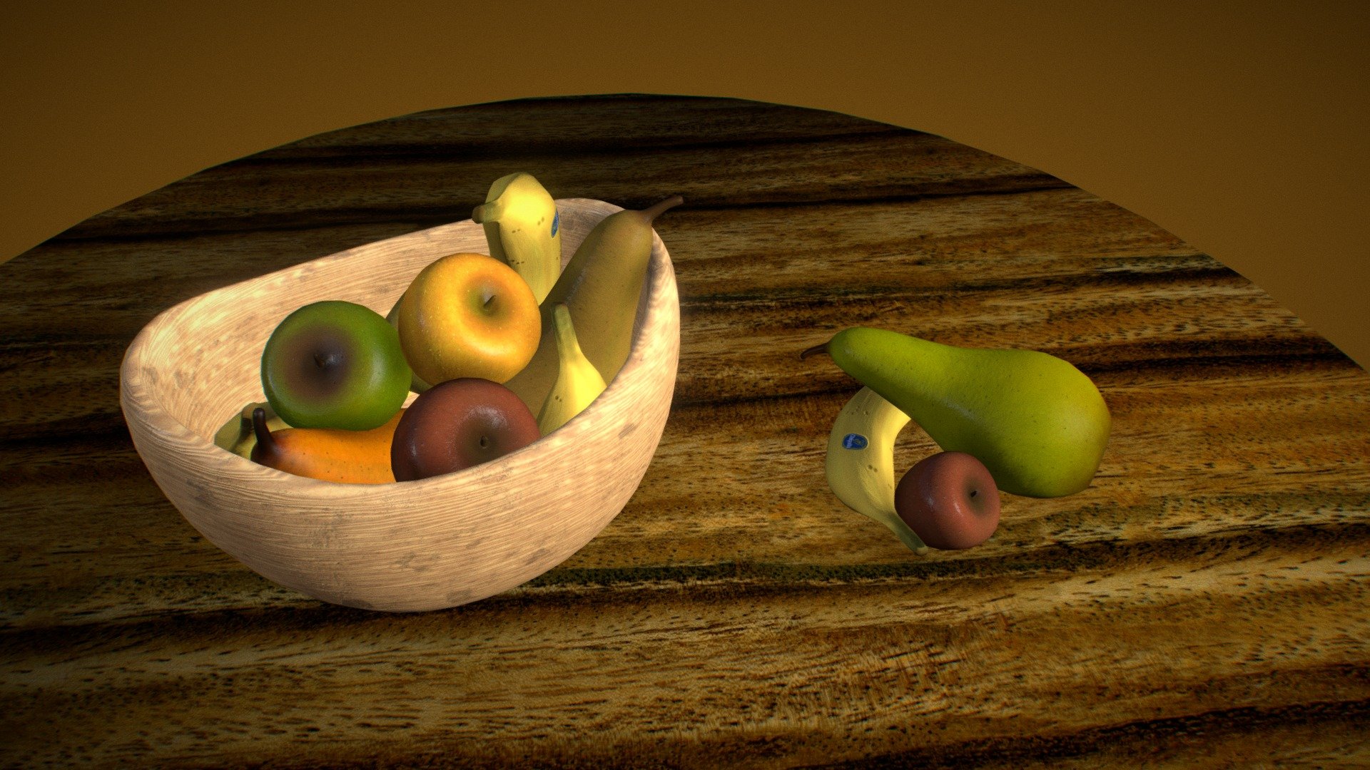 Fruit bowl - 3D model by Andrea Di Carlo (@Amuro) [bb6d5f2] - Sketchfab