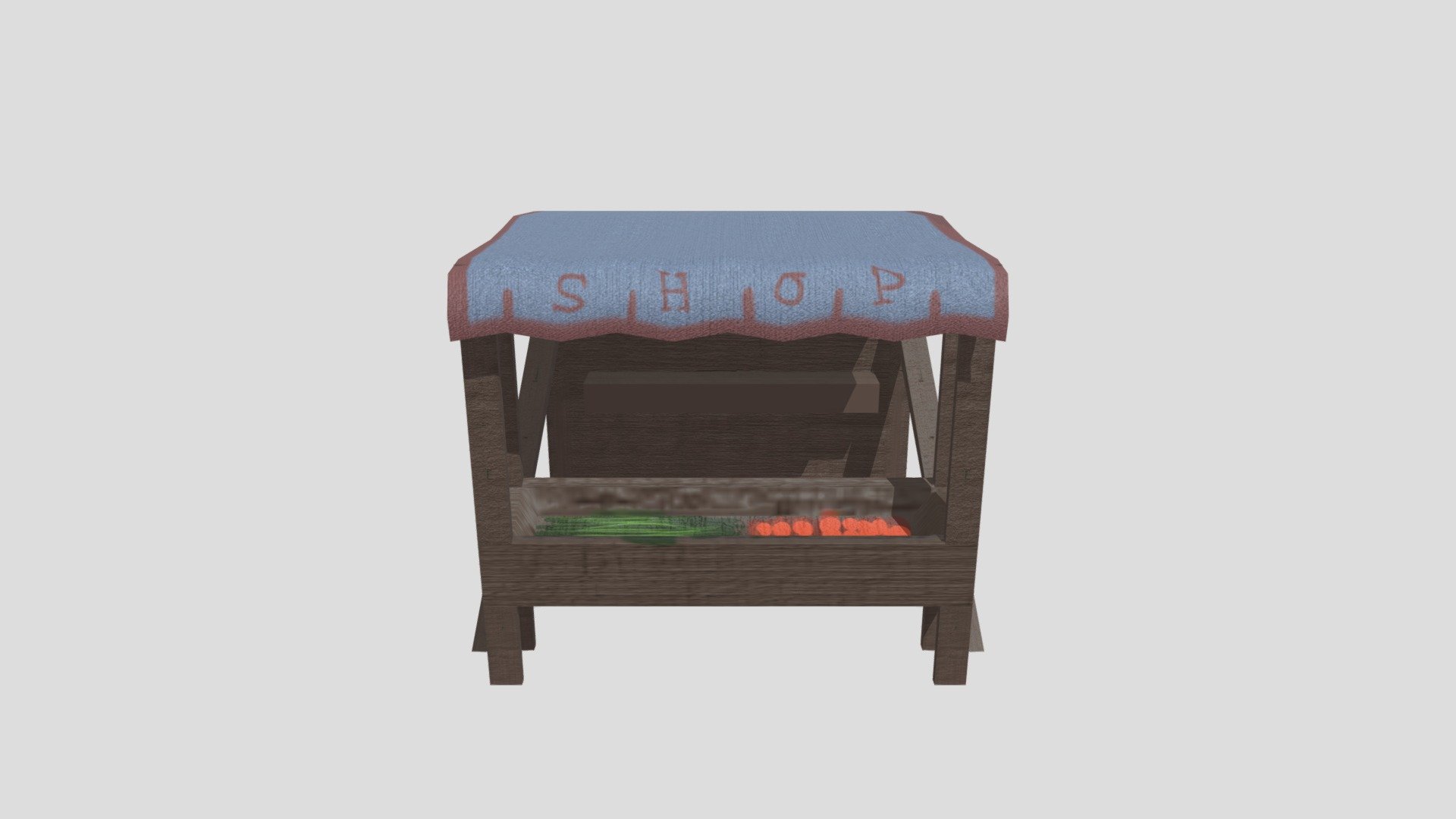 Market Stall - 3D model by teo!! (@teodactyl) [bb6e881] - Sketchfab