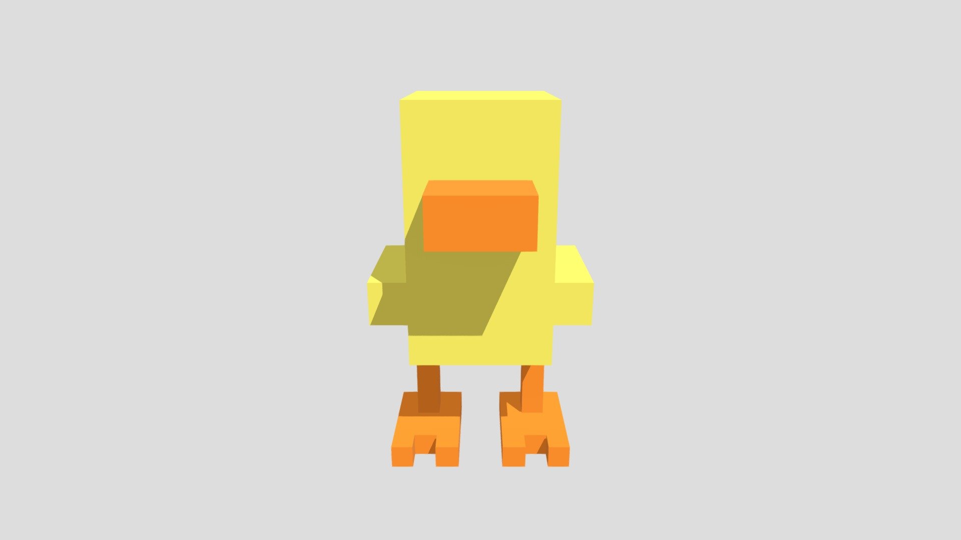 Duck - Crossy Road - 3D model by a9071 [bb6ef2b] - Sketchfab