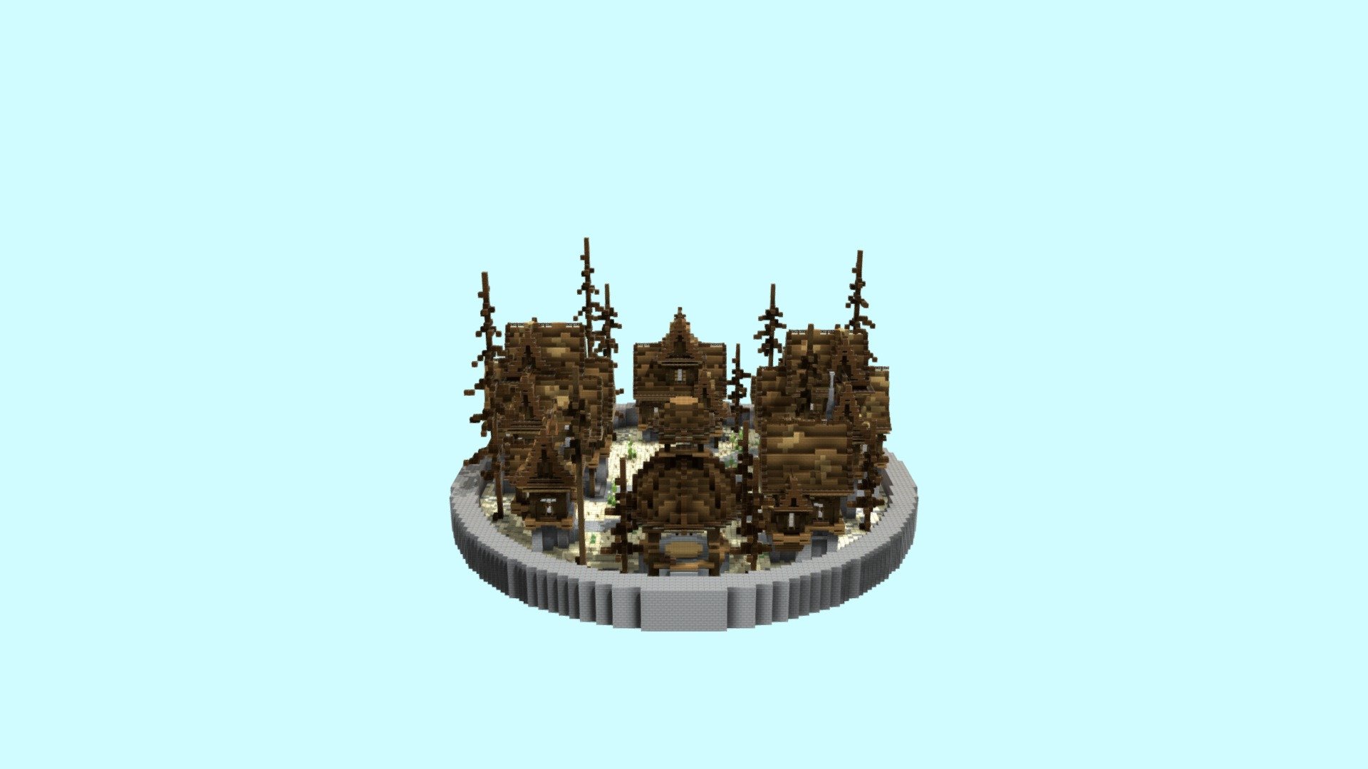Auth Lobby - Desert Themed Map 100x100 v0.1 - 3D model by requlogia ...