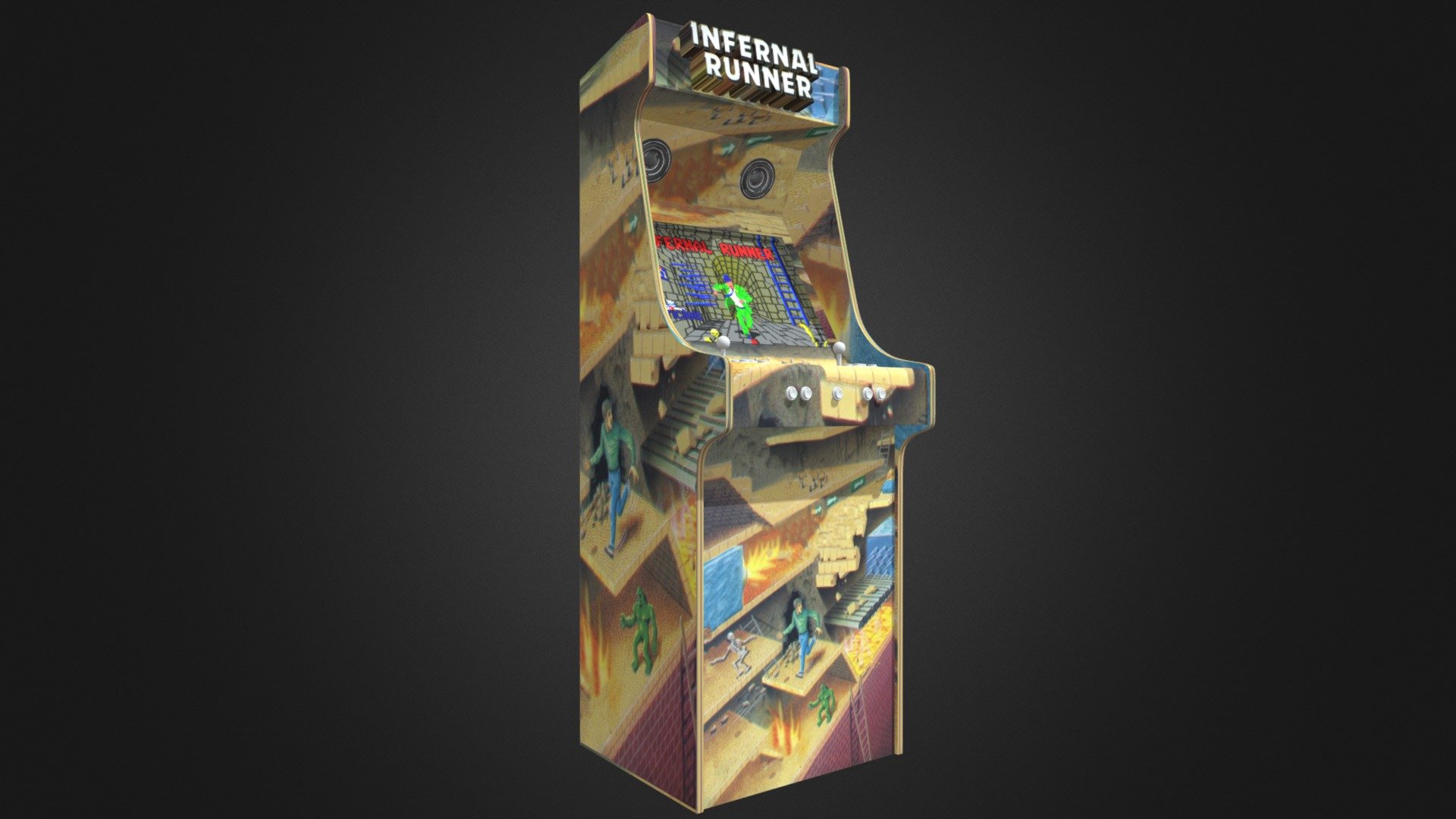 Infernal Runner - 3D model by Art-Conan [bb6f1ef] - Sketchfab