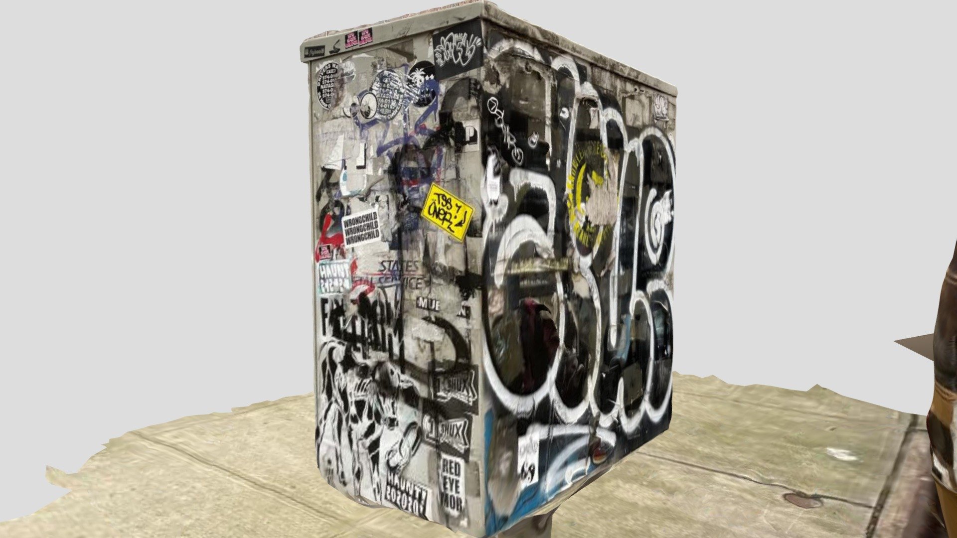 NYC Graffiti Mail Box - Broadway Bed-Stuy 2023 - Download Free 3D model ...