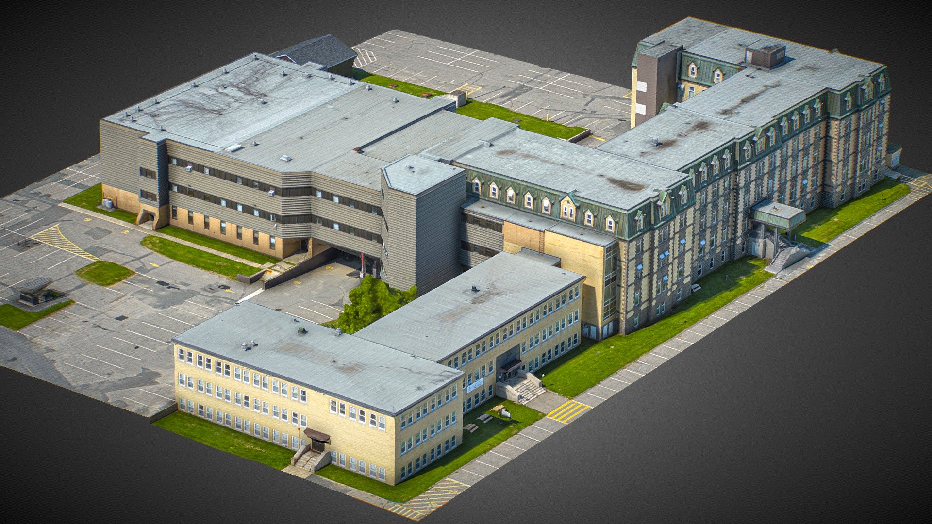 CCNB - Campus de Bathurst - Community college - Download Free 3D model ...