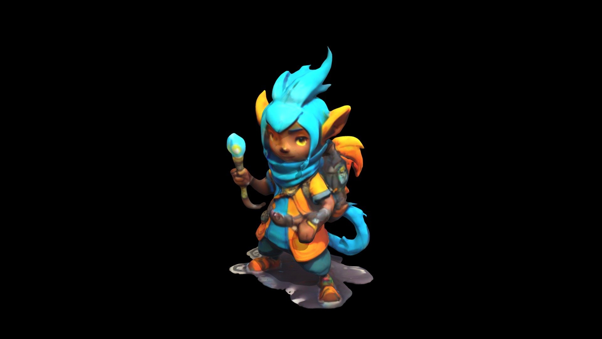 Anime character Lirin the Traveler - Download Free 3D model by klrxyz ...