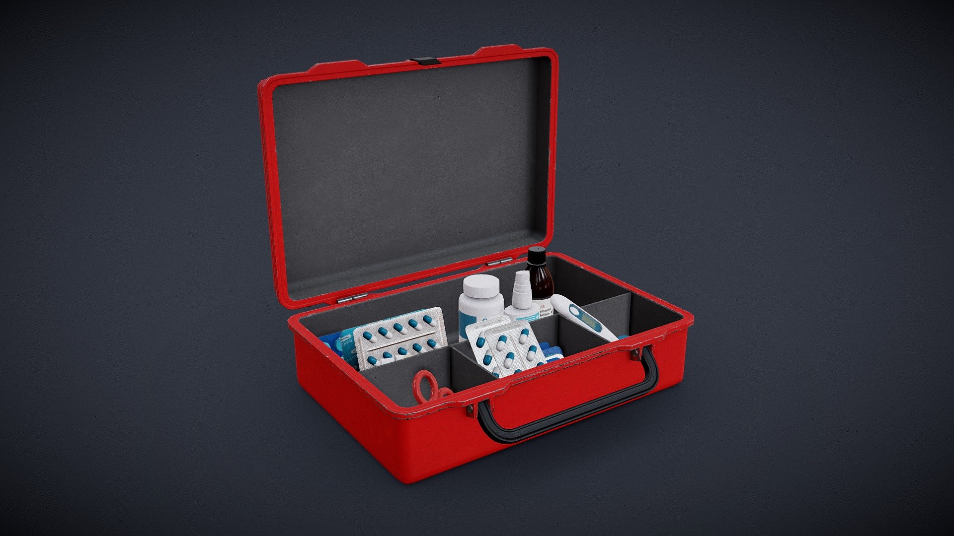 Game Ready | First Aid Kit - Buy Royalty Free 3D model by Saritasa ...