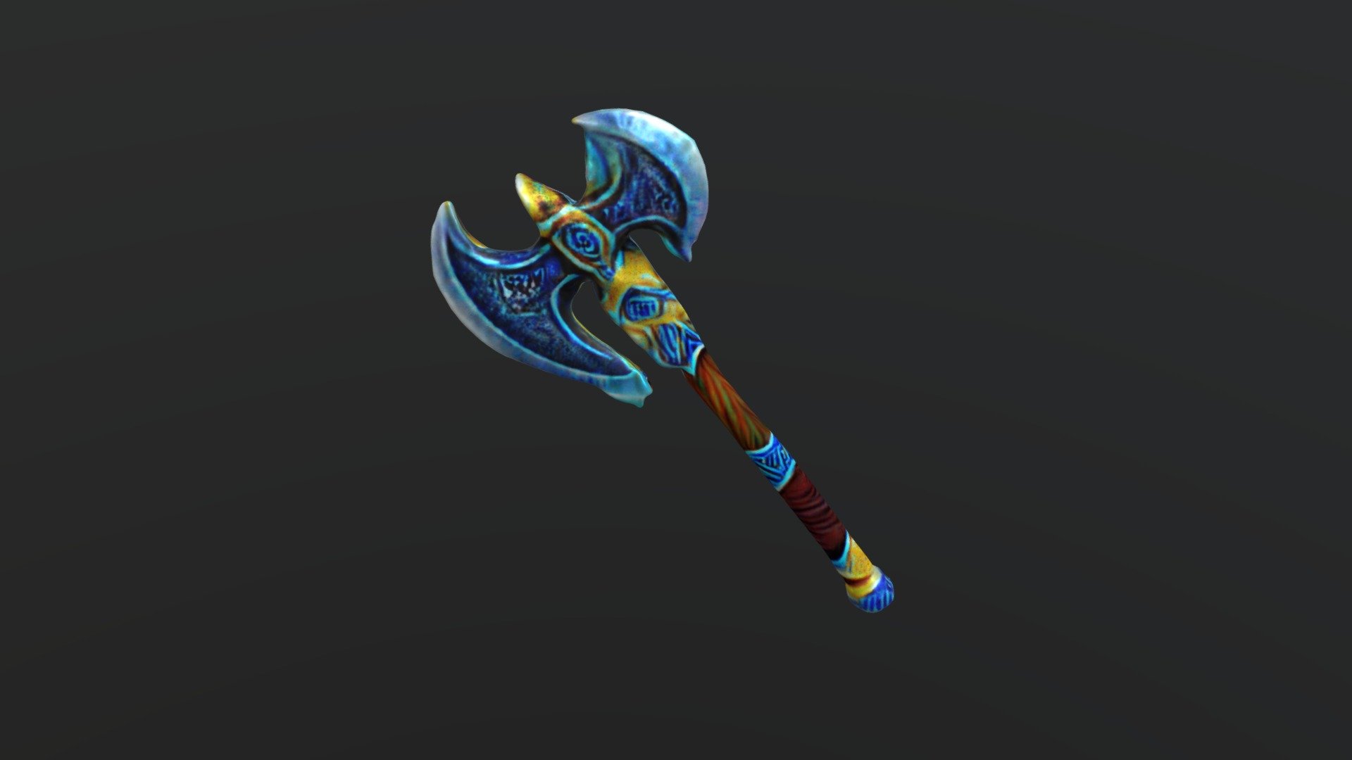 Mythical Battle Axe (Greek Mythology) - 3D model by khilari007 [bb760dd ...