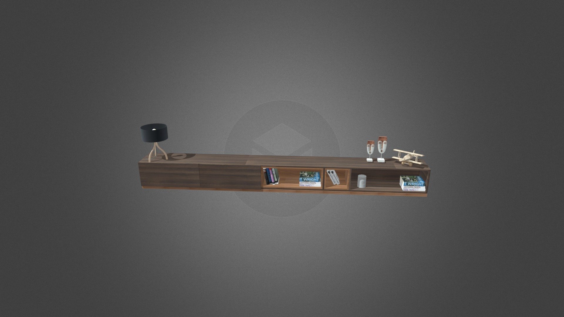 TV cabinet - Buy Royalty Free 3D model by Nội Thất Xuân Hòa ...