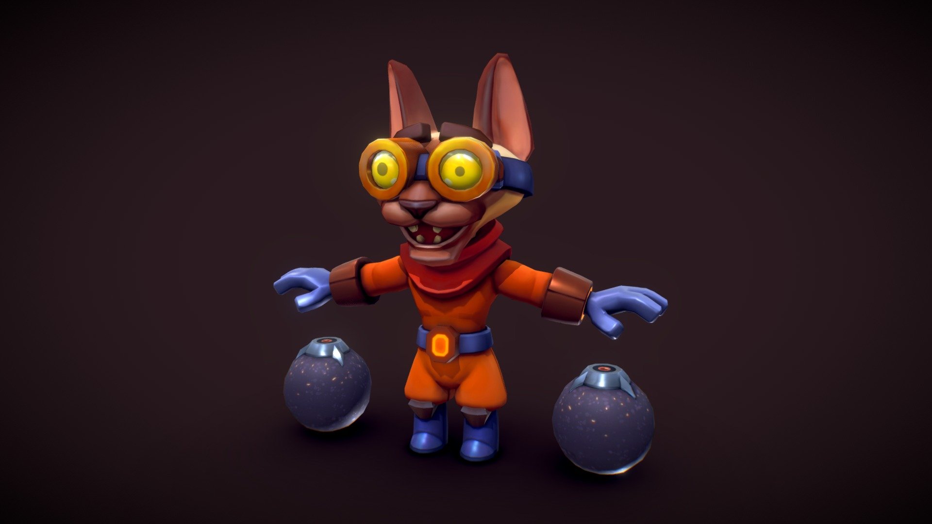 Bomber Cat - Preview - 3D model by BitGem [bb7711c] - Sketchfab